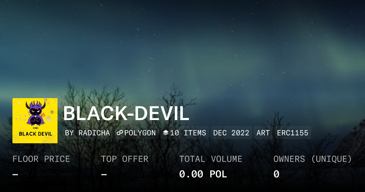 BLACK-DEVIL - Collection | OpenSea