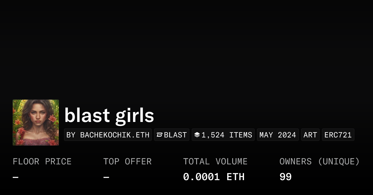 blast girls - Collection | OpenSea