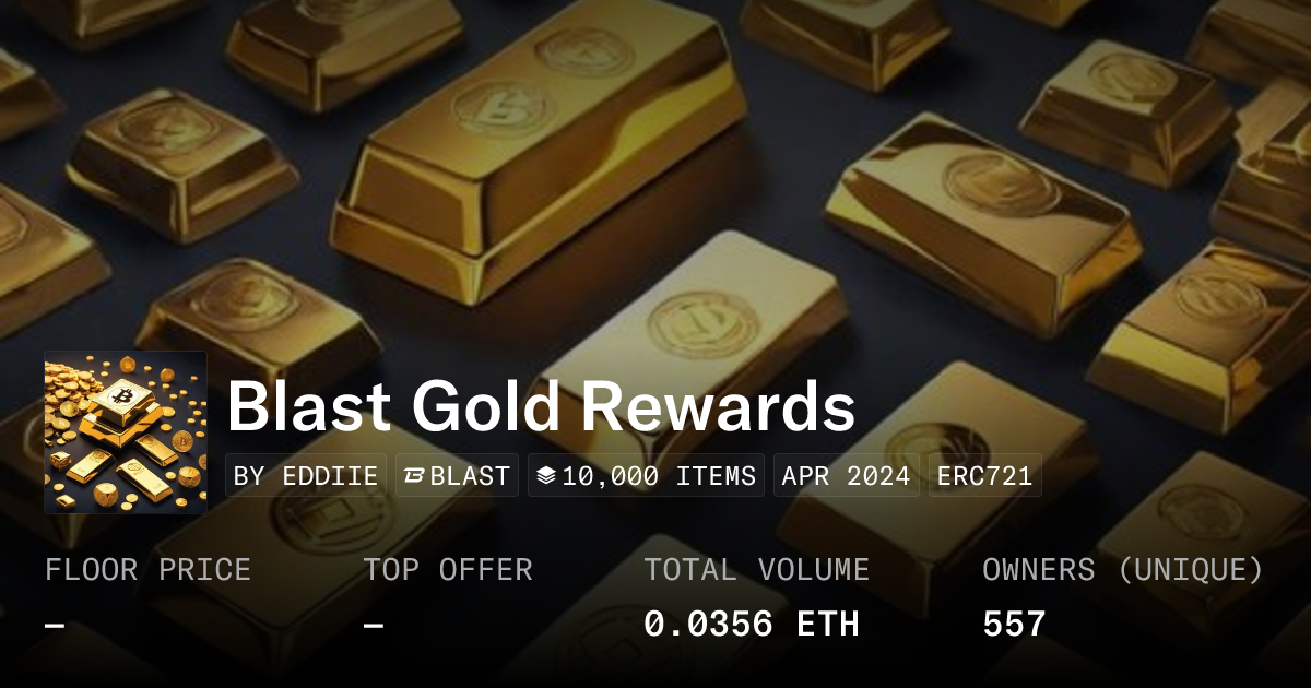 Blast Gold Rewards - Collection | OpenSea