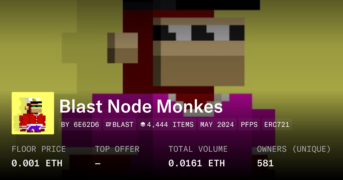 Blast Node Monkes - Collection | OpenSea