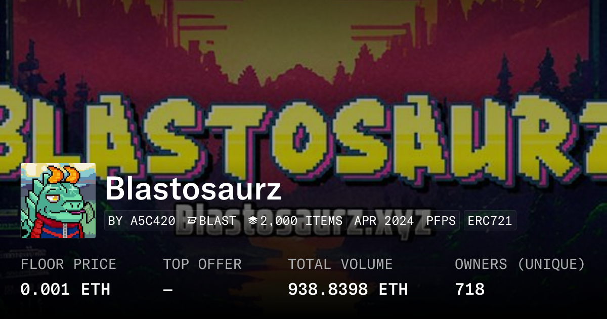 Blastosaurz - Collection | OpenSea