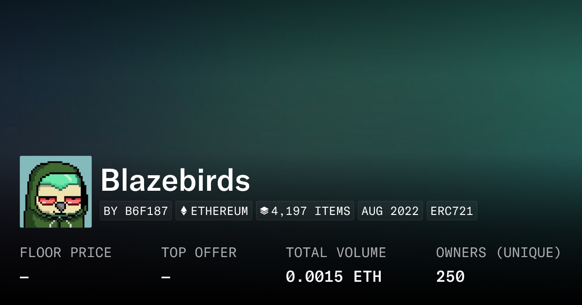 Blazebirds - Collection | OpenSea