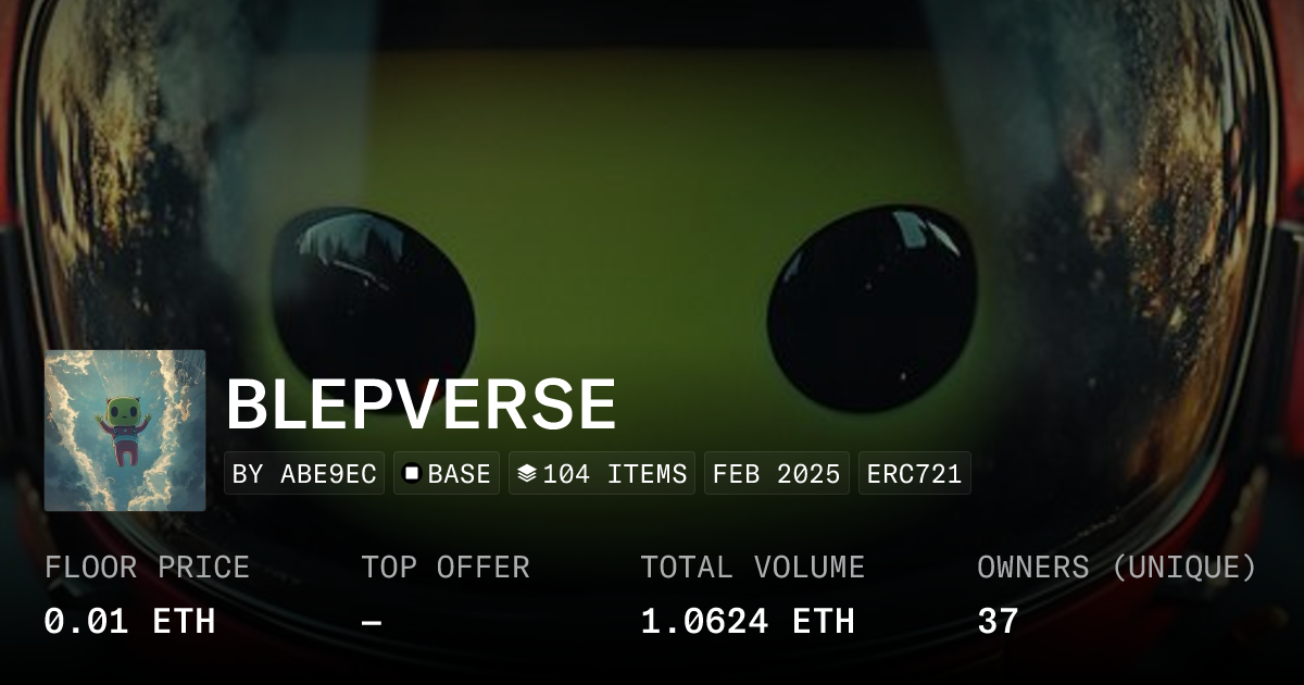 BLEPVERSE - Collection | OpenSea