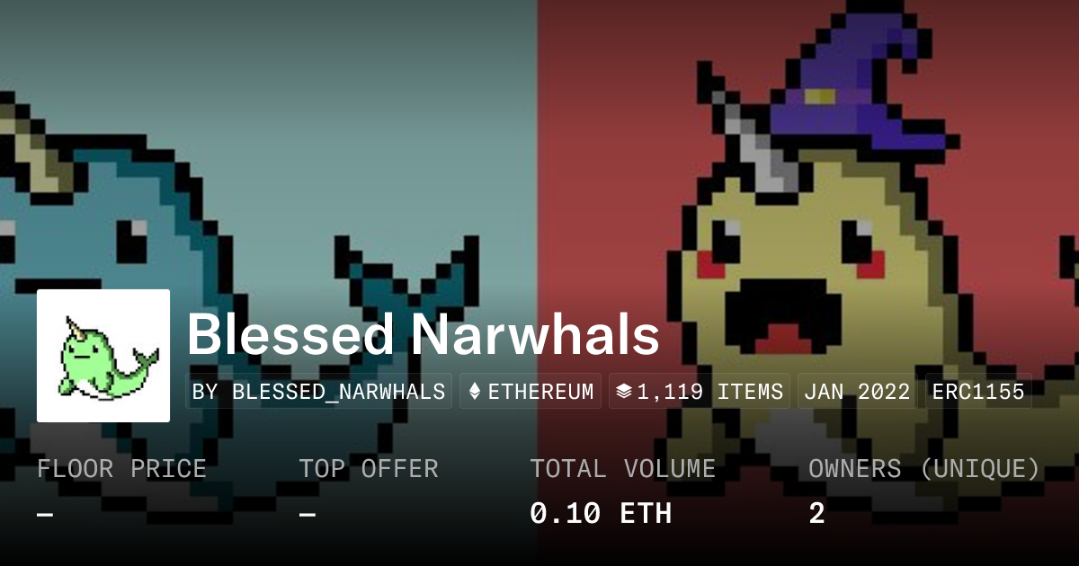 Blessed Narwhals - Collection | OpenSea