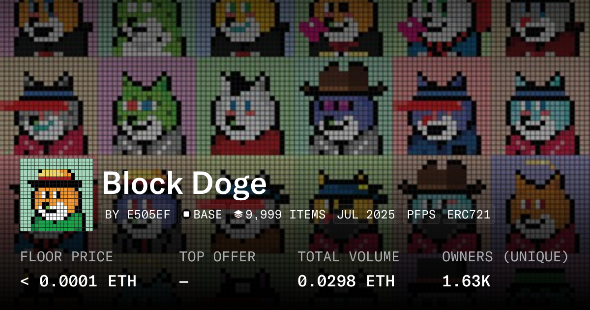 Block Doge - Collection | OpenSea