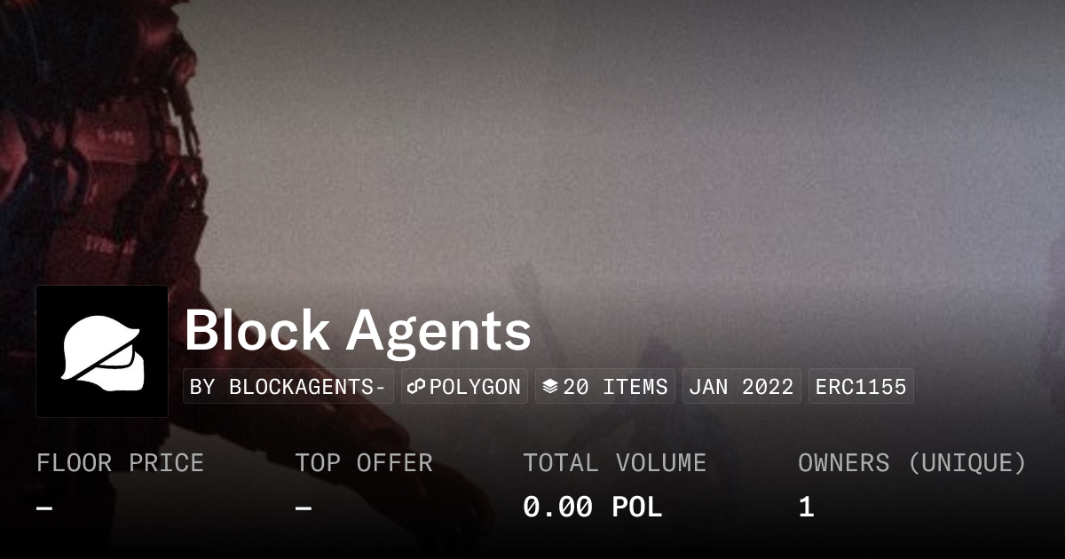 Block Agents - Collection | OpenSea