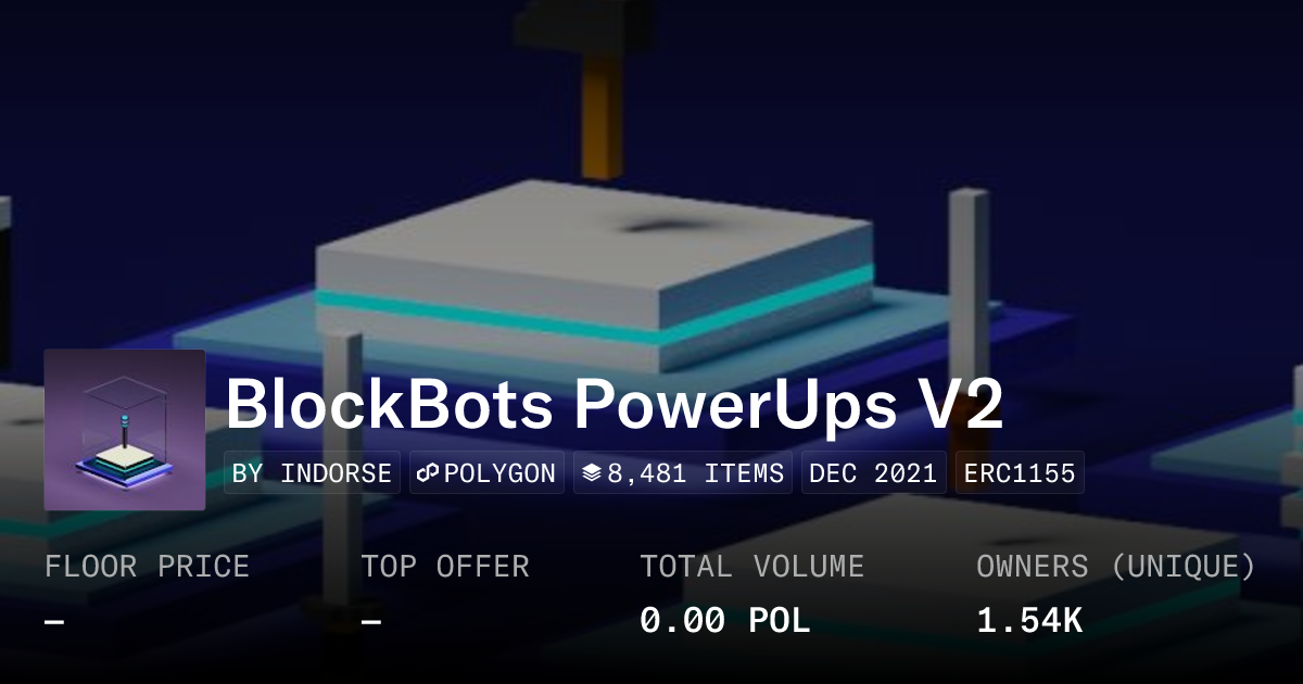 BlockBots PowerUps V2 - Collection | OpenSea