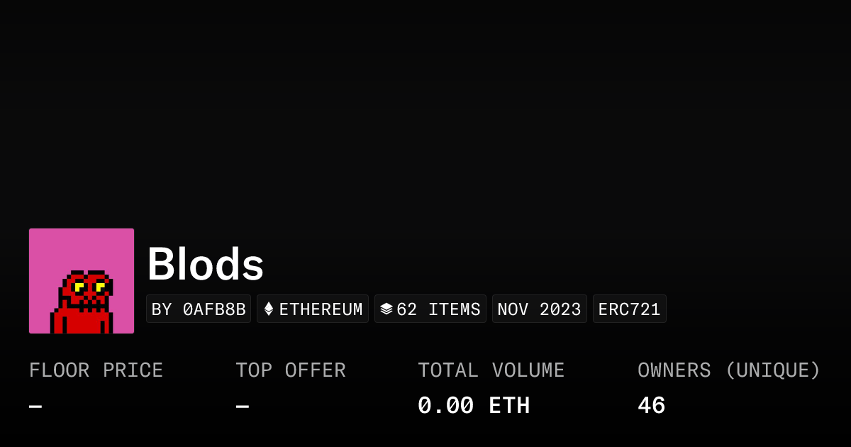 Blods - Collection | OpenSea