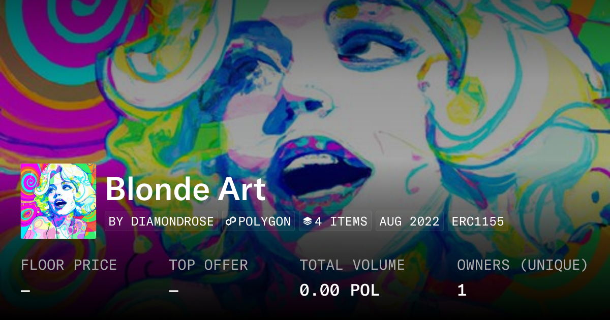 Blonde Art - Collection | OpenSea