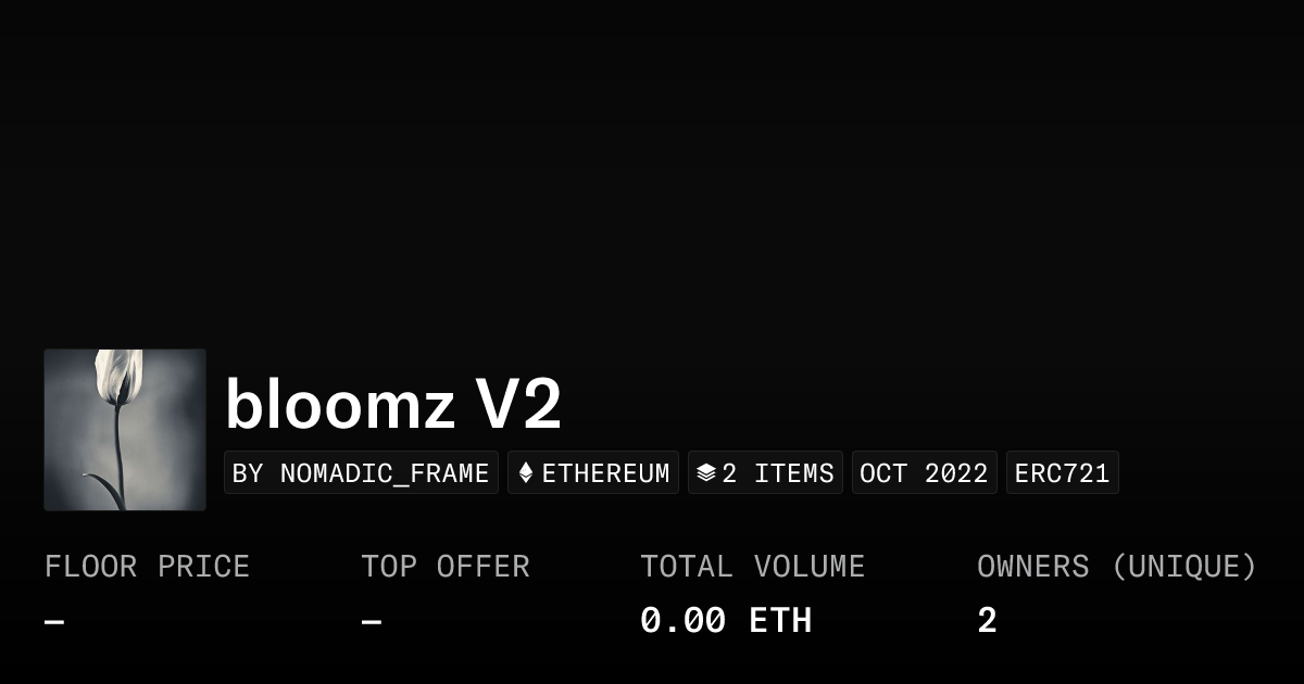 bloomz V2 - Collection | OpenSea