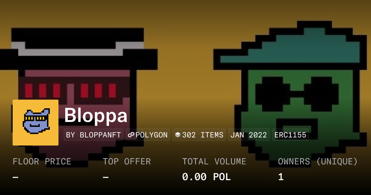 Bloppa - Collection | OpenSea