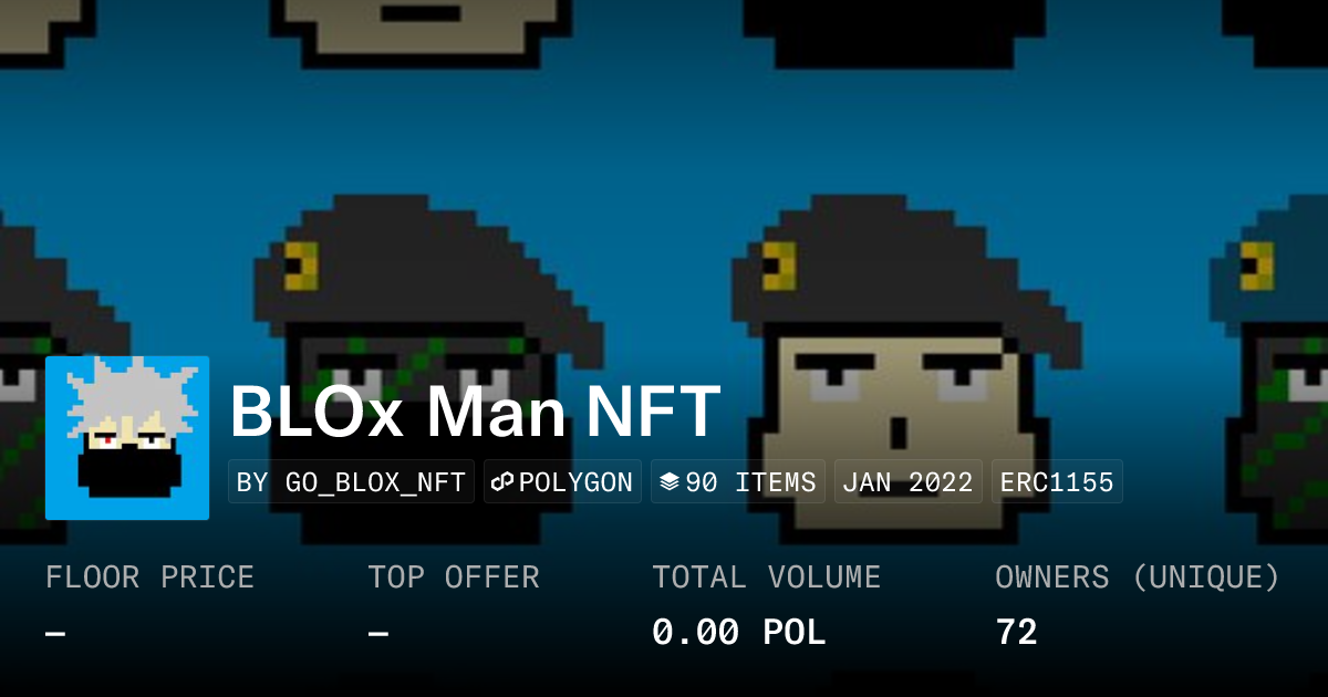 BLOx Man NFT - Collection | OpenSea