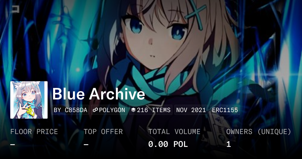 Blue Archive - Collection | OpenSea