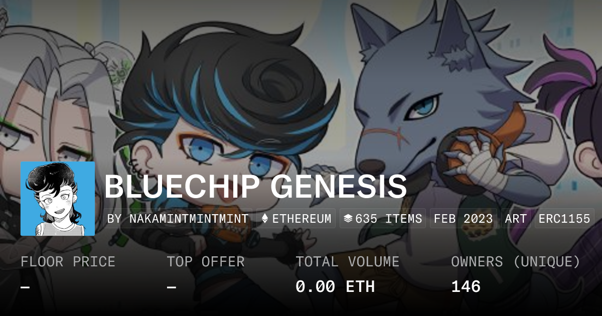 BLUECHIP GENESIS - Collection | OpenSea