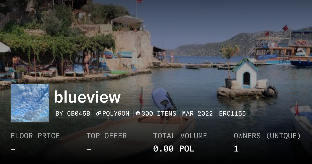 blueview - Collection | OpenSea