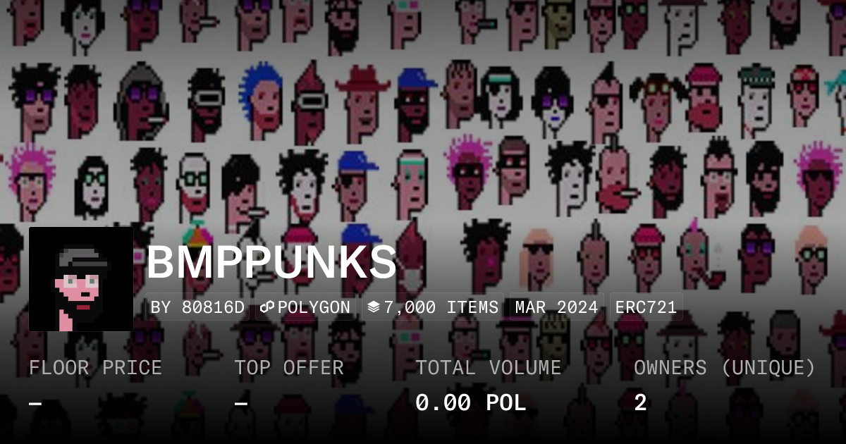 BMPPUNKS - Collection | OpenSea