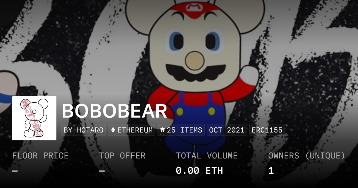 BOBOBEAR - Collection | OpenSea
