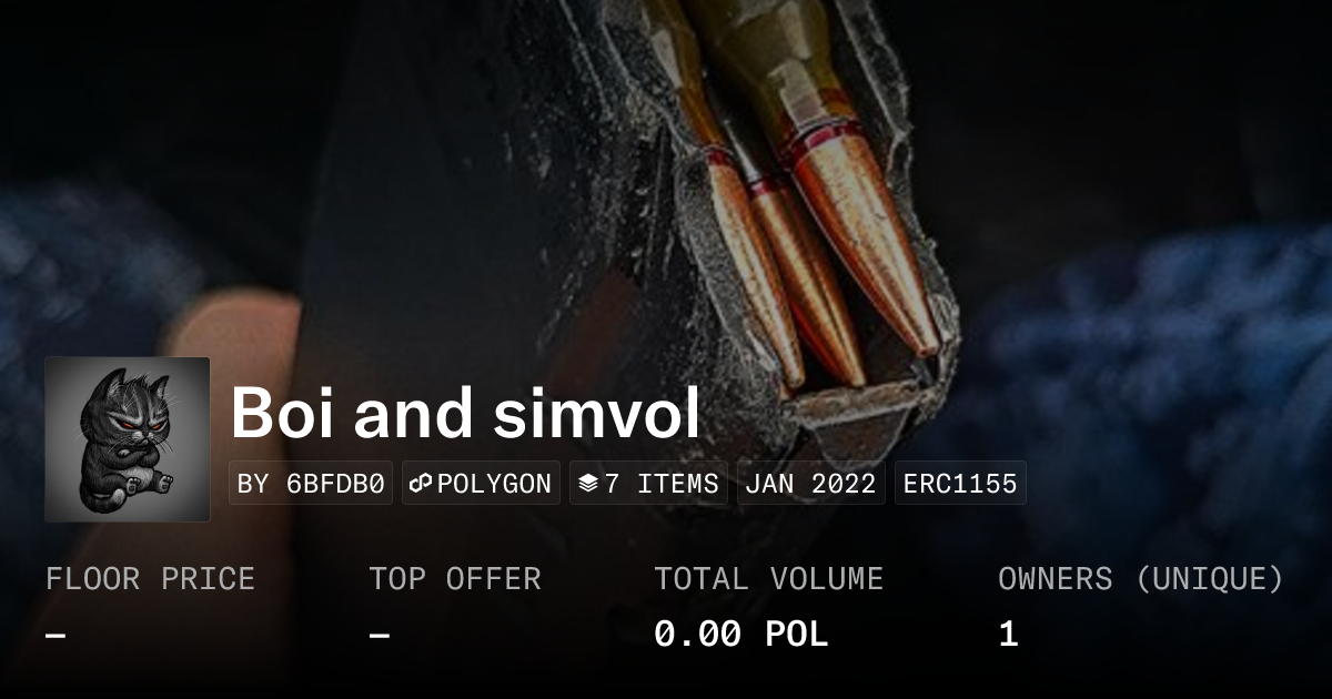 Boi and simvol - Collection | OpenSea