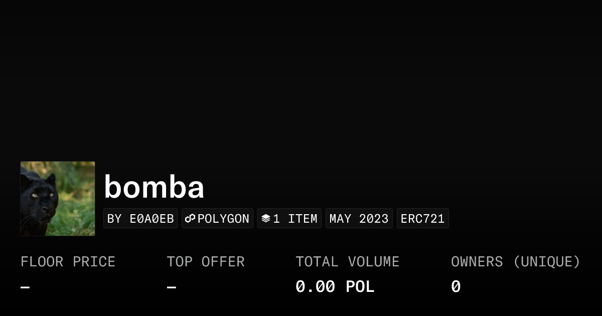 bomba - Collection | OpenSea