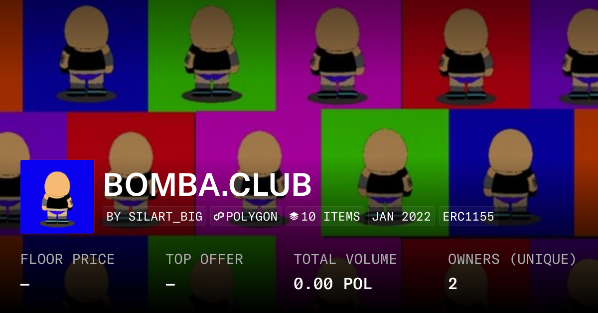 BOMBA.CLUB - Collection | OpenSea