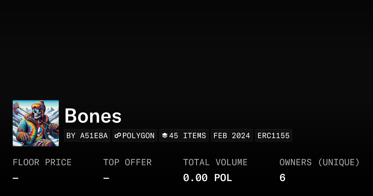 Bones - Collection | OpenSea