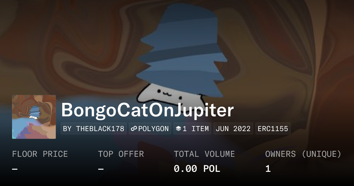 BongoCatOnJupiter - Collection | OpenSea