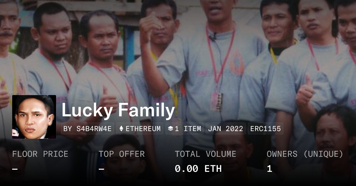Lucky Family - Collection | OpenSea