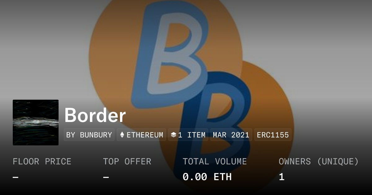 Border - Collection | OpenSea