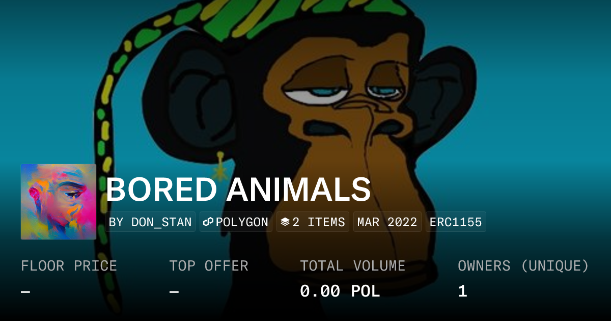 BORED ANIMALS - Collection | OpenSea