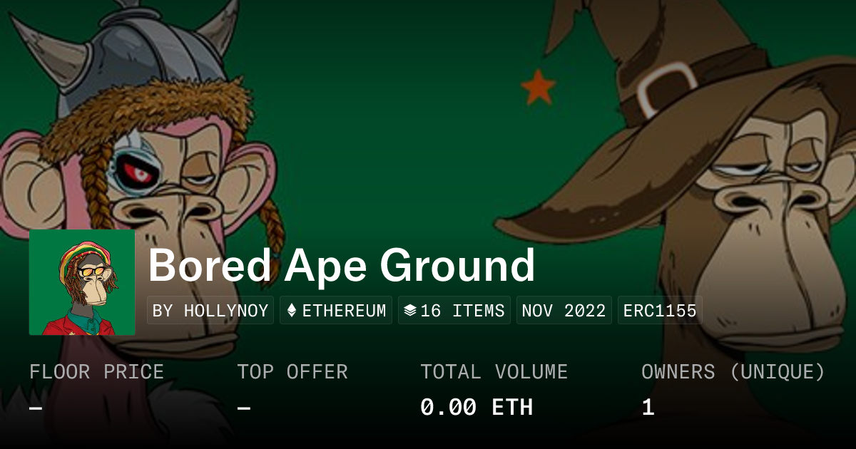Bored Ape Ground - Collection | OpenSea