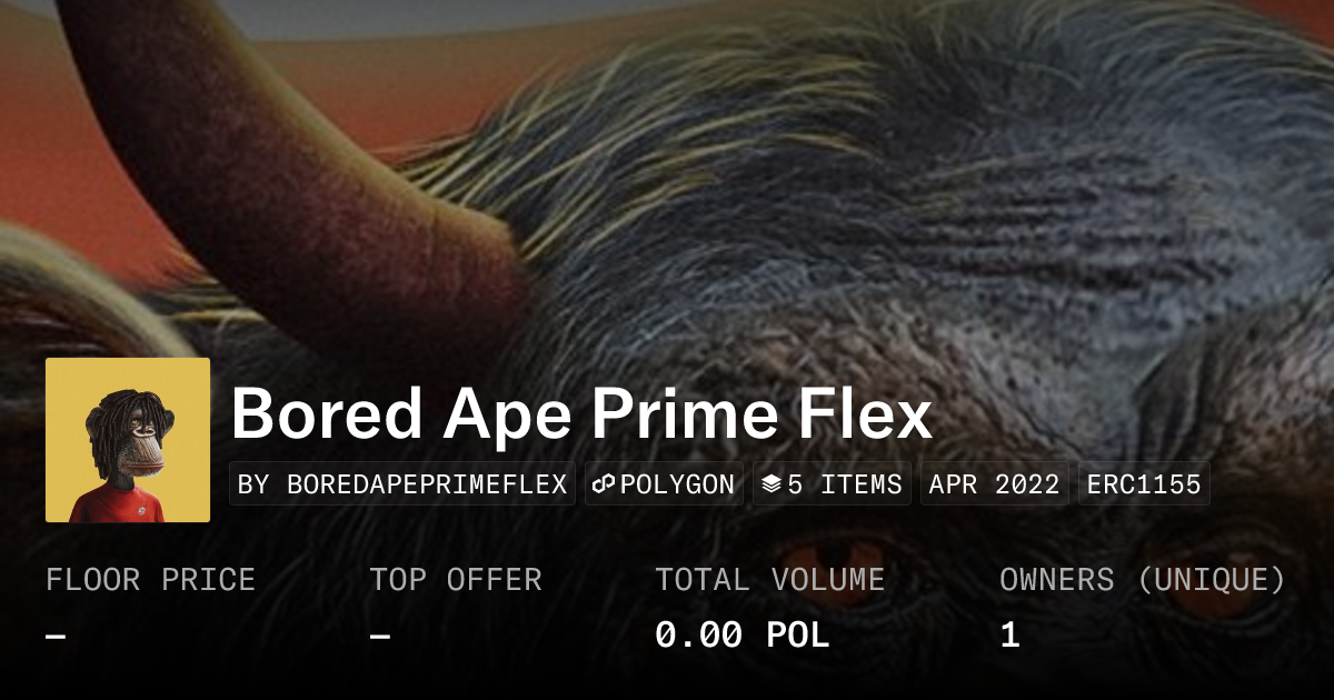 Bored Ape Prime Flex - Collection | OpenSea