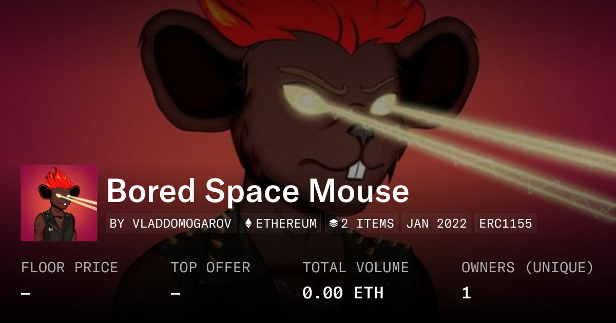 Bored Space Mouse - Collection | OpenSea