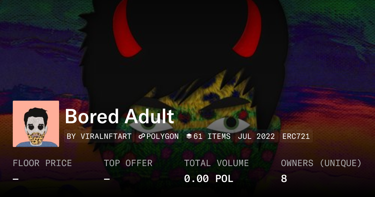 Bored Adult - Collection | OpenSea