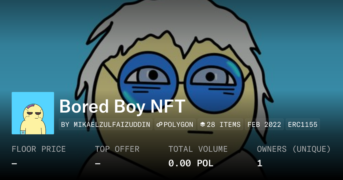 Bored Boy NFT - Collection | OpenSea