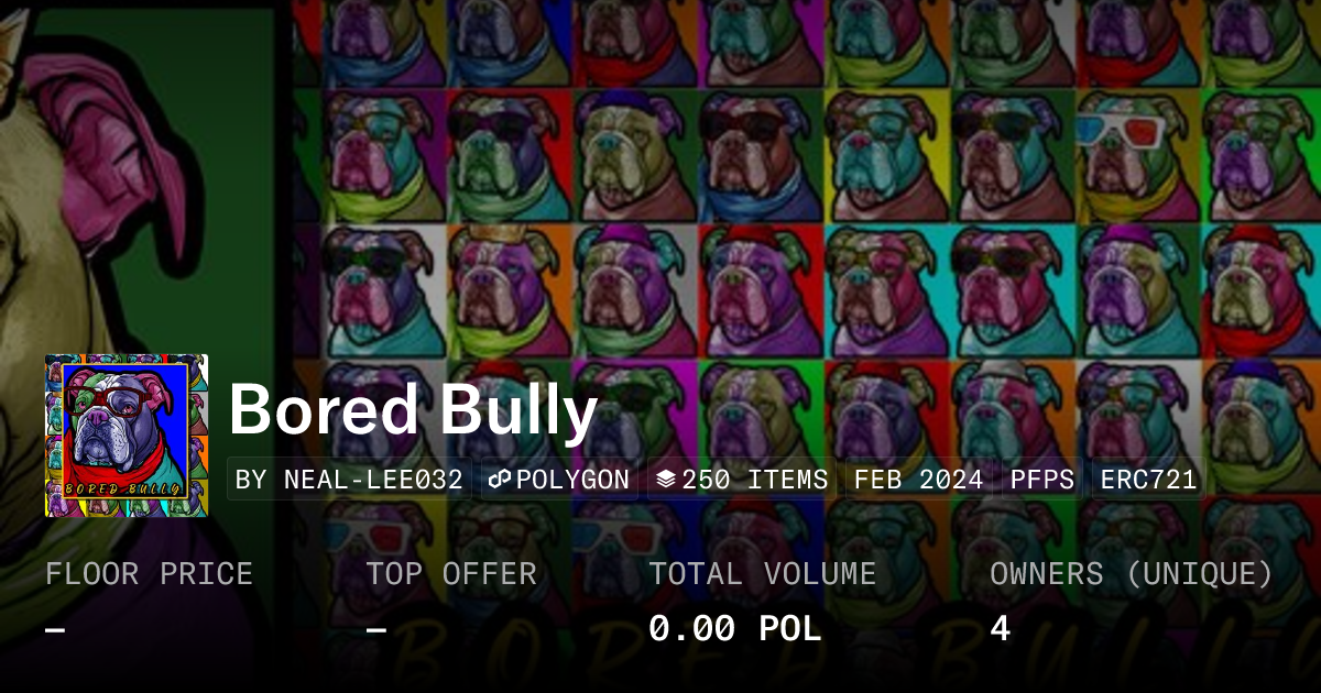 Bored Bully - Collection | OpenSea