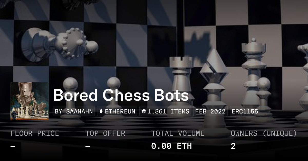 Bored Chess Bots - Collection | OpenSea