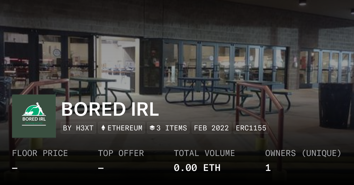 BORED IRL - Collection | OpenSea