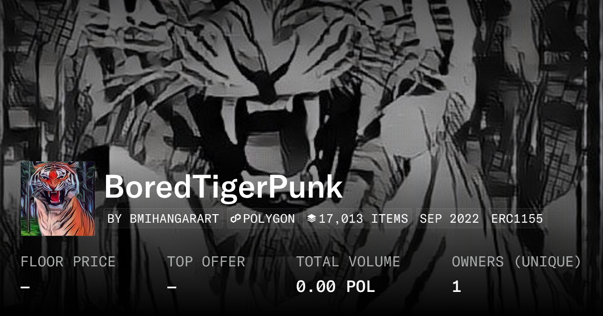 BoredTigerPunk - Collection | OpenSea