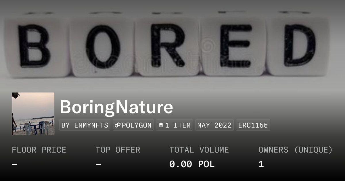 BoringNature - Collection | OpenSea