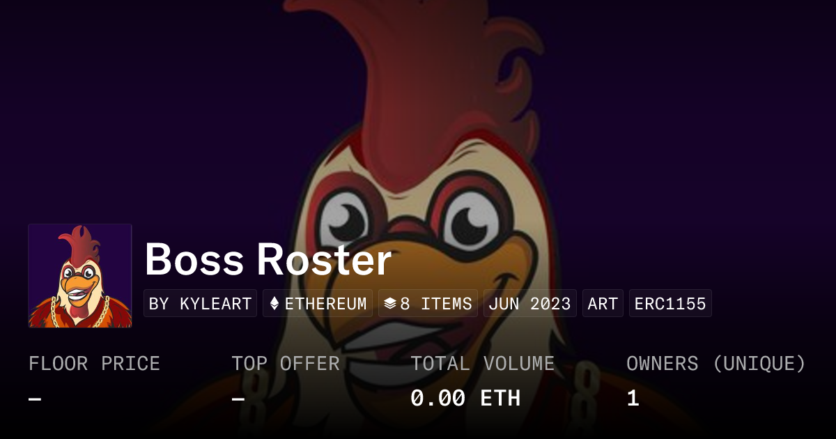 Boss Roster - Collection | OpenSea