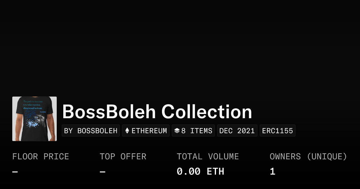 BossBoleh Collection - Collection | OpenSea