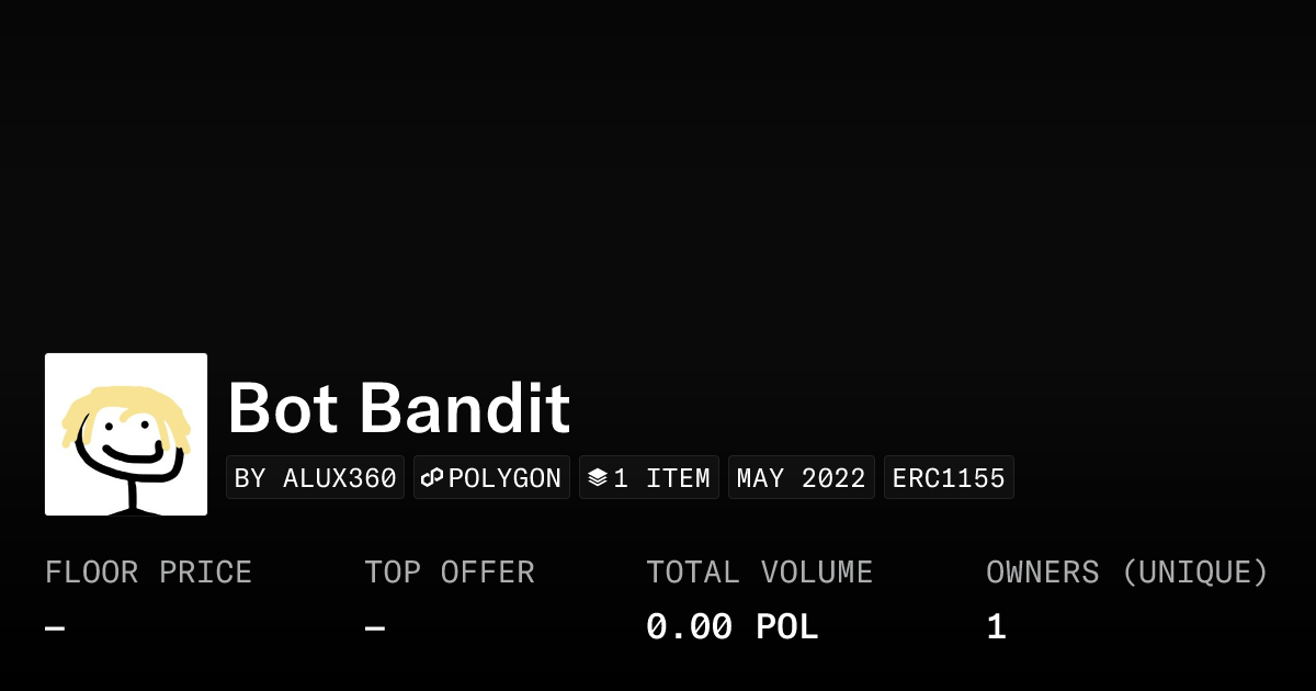 Bot Bandit - Collection | OpenSea