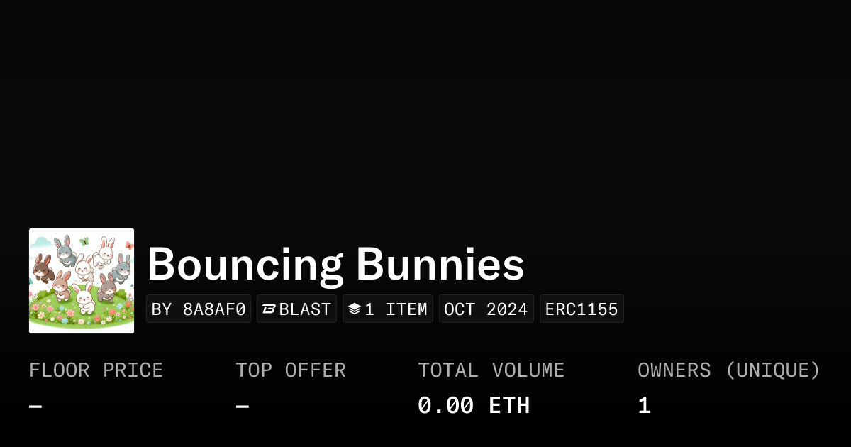 Bouncing Bunnies - Collection | OpenSea
