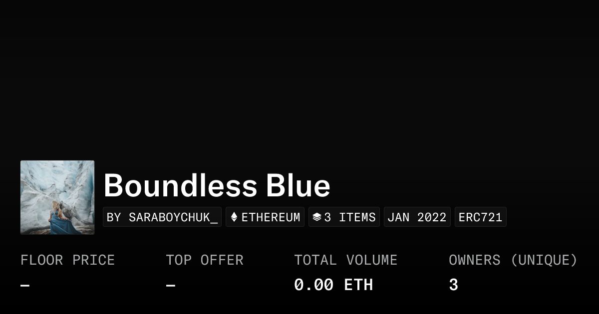 Boundless Blue - Collection | OpenSea