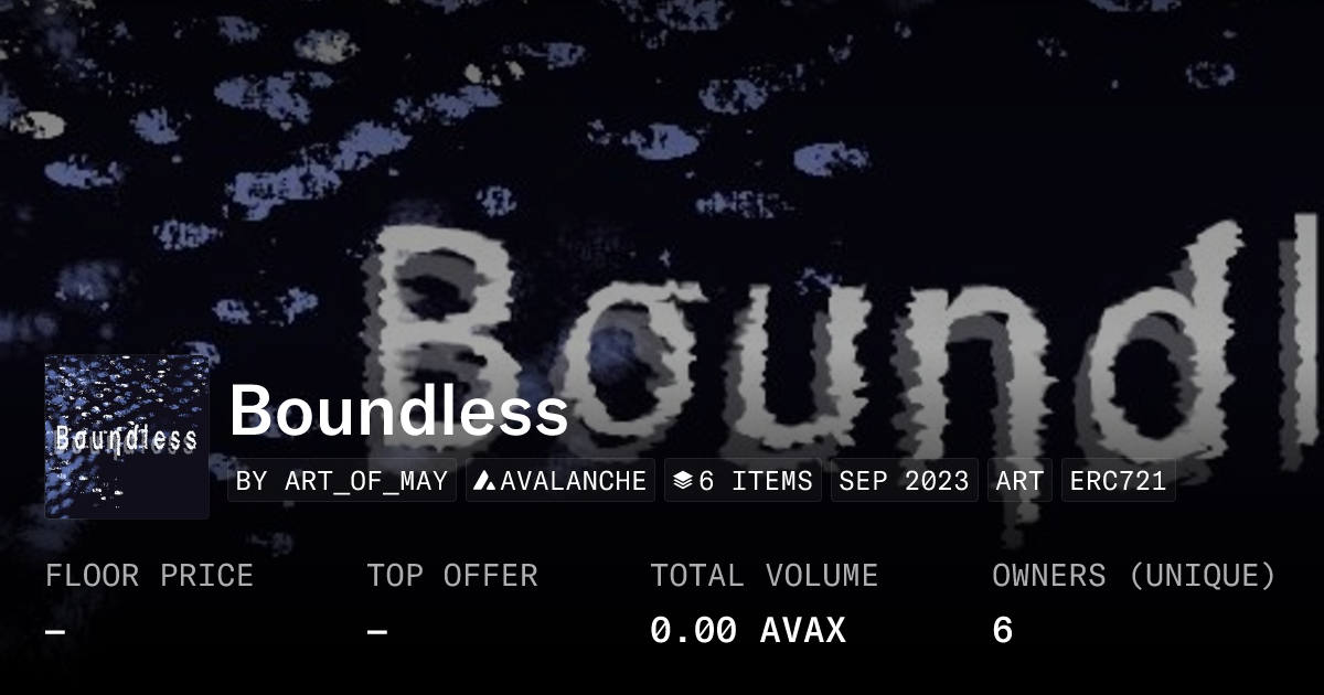 Boundless - Collection | OpenSea