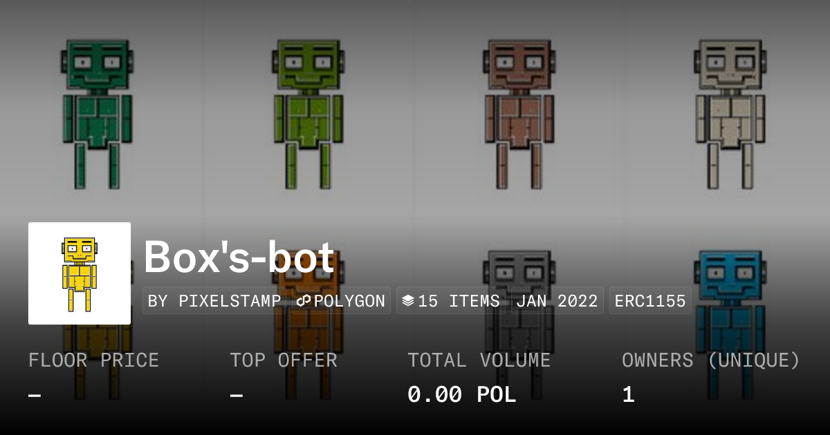 Box's-bot - Collection | OpenSea