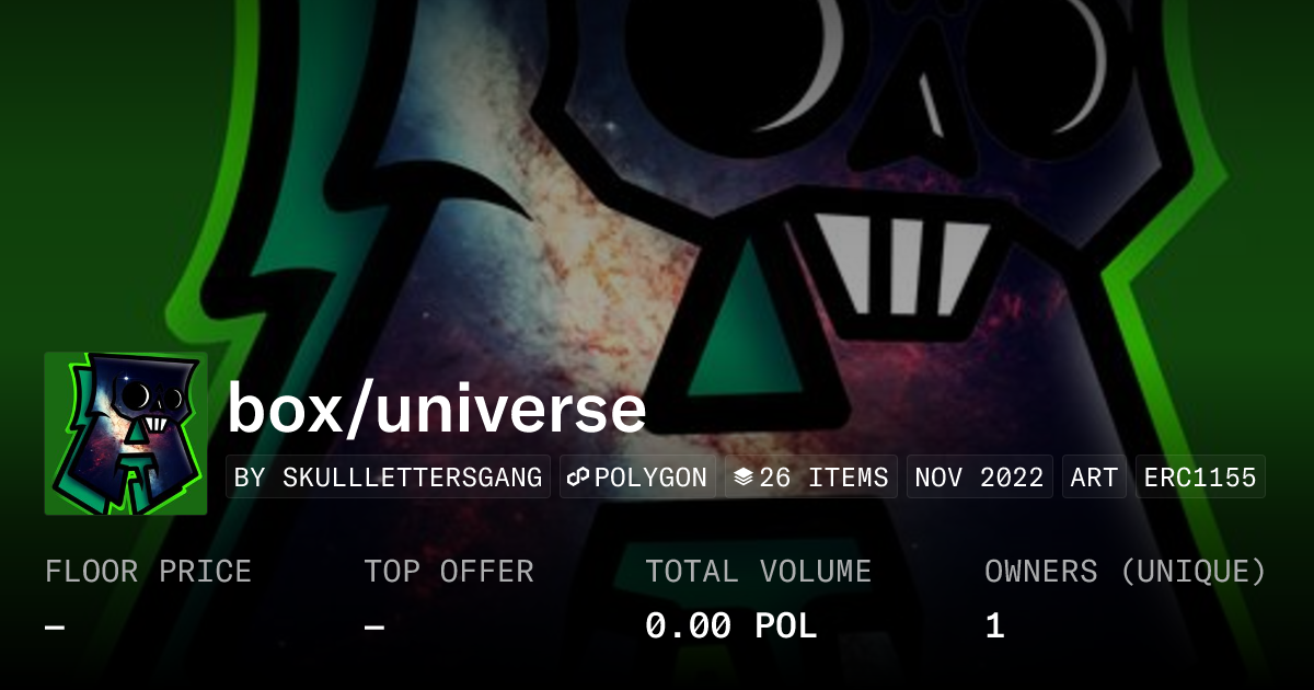 box/universe - Collection | OpenSea