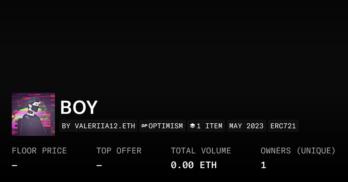 BOY - Collection | OpenSea
