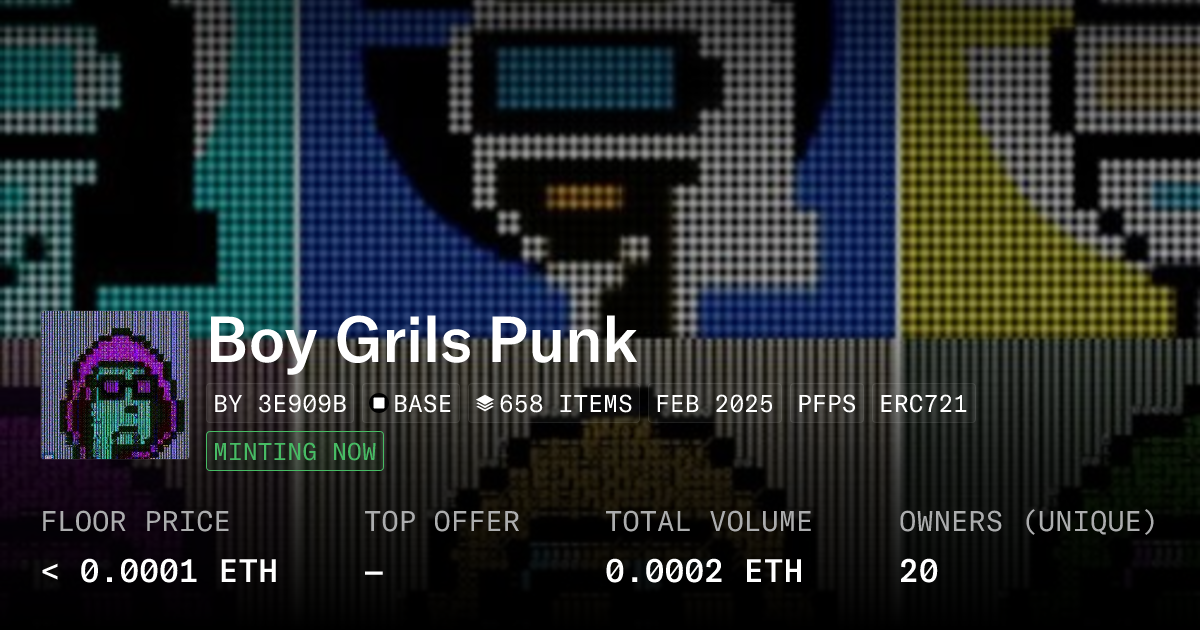 Boy Grils Punk - Collection | OpenSea