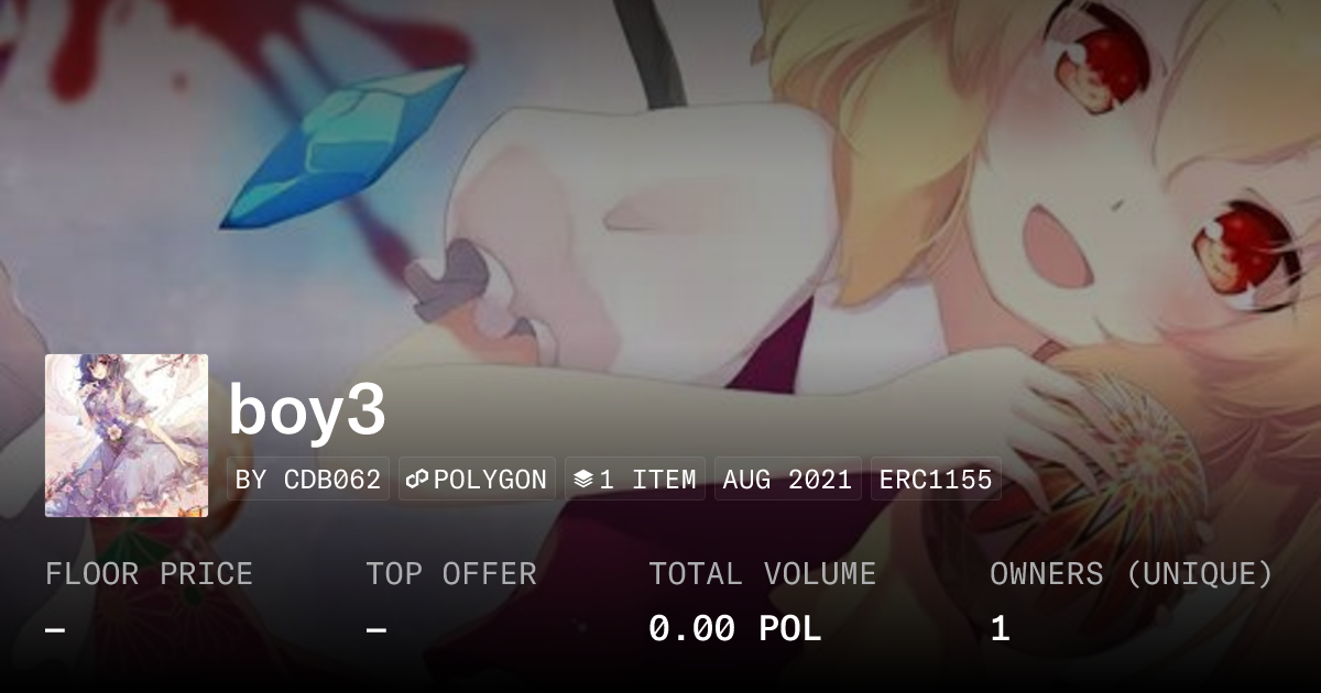 boy3 - Collection | OpenSea